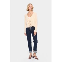 Saint Tropez Strickjacke Gerade Passform cream