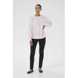Kaffe Langarm-Bluse Regular fit Lilac Snow purple