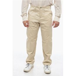 Baumwoll-Chinos von CROSS in Beige