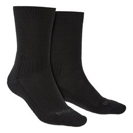 Bridgedale - Herren Wandern leichte Merino Socken - Schwarz