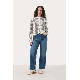 PART TWO Strickjacke Gerade Passform navy