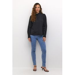 Kaffe Langarm-Bluse Regular fit Black