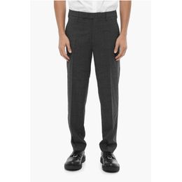 Neil Barrett Districk Karierte Slim-Fit-Hose in Grau