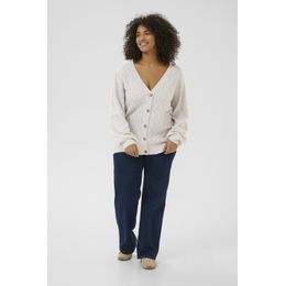 Kaffe Strickjacke Regular fit light grey