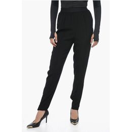 Maison Martin Margiela MM1 Tapered Fit-Hose mit elastischem Bund in Schwarz