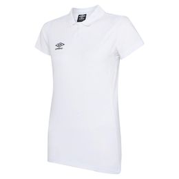 Umbro Damen/Damen Club Essential Poloshirt (Wei&szlig;/Schwarz)