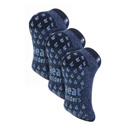 Heat Holders 3 Paar Herren 2,3 TOG rutschfeste, niedrig geschnittene Kn&ouml;chel-Thermo-Schlaufsocken