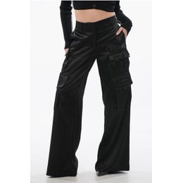 Off-White TOYBOX-Cargohose aus Satin in Schwarz