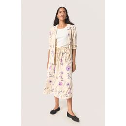 Soaked in Luxury Rock A-shape Whitecap Gray Floral Print multicolour