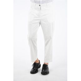 Woolrich Stretch-BOYFRIEND-Hose in Wei&szlig;