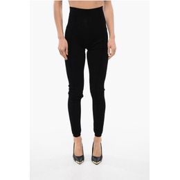 Balmain Lochmuster-Leggings mit hoher Taille