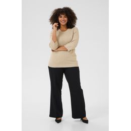 Kaffe Strickpullover Regular fit cream
