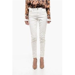 Woolrich Stretch-Denim MARTEN Jeans 13cm in Wei&szlig;