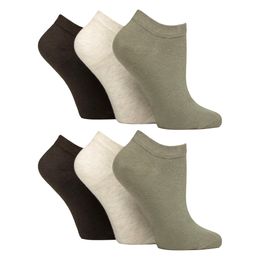6er Pack Diabetiker Trainer Socken f&uuml;r Damen | Extra breite Kn&ouml;chelsocken