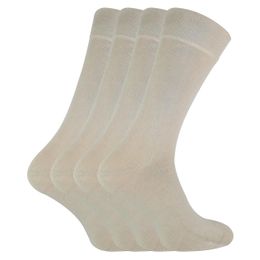 SOCK SNOB - 4 Paar Bambus d&uuml;nne super weiche Anzugssocken f&uuml;r M&auml;nner & Frauen
