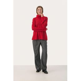 PART TWO Strickpullover Lockere Passform red