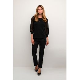 Kaffe Langarm-Shirt Regular fit black