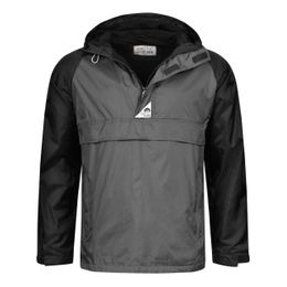 Arctic Seven Herren Regenjacke &ndash; Dunkelgrau-Schwarz