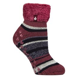 Heat Holders Damen Weiche Streifen Lounge Socken f&uuml;r den Winter