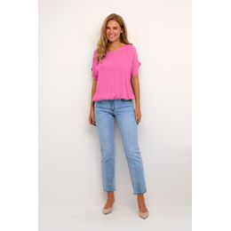 Kaffe &Auml;rmellose Bluse Loose fit Rose Violet pink