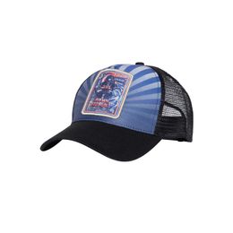 King Kerosin Herren Trucker Cap Raw & Violent blau