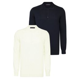 Pullover Pullover Mit Polo-Kragen 2Er-Pack