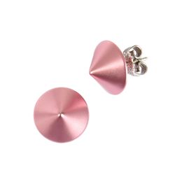 DeMarie Ohrstecker Metall eloxiertes Aluminium Matt/Glanz Rosa