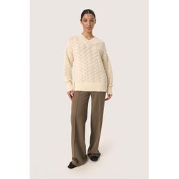 Soaked in Luxury Strickpullover Lockere Passform cream