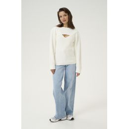Kaffe Strickpullover Regular fit white
