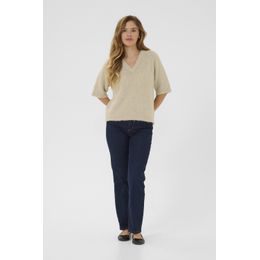 Kaffe Strickpullover Baggy fit cream