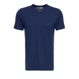 Way of Glory Herren Way of Glory Herren Premium Basic T-Shirt mit V-Ausschnitt navy
