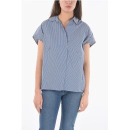 Woolrich Gestreifte Bluse in Blau