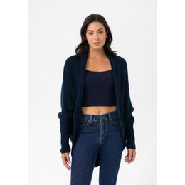 Strickjacke Lang&auml;rmelige Strickjacke Aus Wollmischung Mit Fledermaus&auml;rmeln
