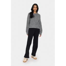 Saint Tropez Strickpullover Lockere Passform grey