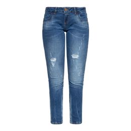 Amor, Trust & Truth Amor, Truth & Trust Damen 5-Pocket Jeans im femininen Slim Fit Leoni Mid