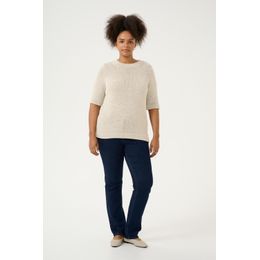 Kaffe Strickpullover Regular fit white