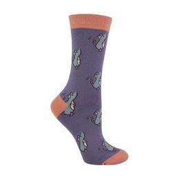 1 Pack Damen-Socken mit Tiermotiv aus Bambus