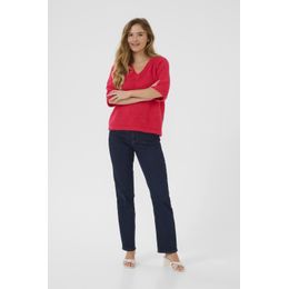 Kaffe Strickpullover Baggy fit berry