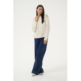Kaffe Strickpullover Regular fit white