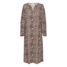 Cream Kleid Regular fit Animal Neutral