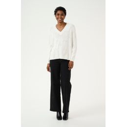 Kaffe Strickpullover Baggy fit white