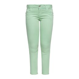 Amor, Trust & Truth Amor, Truth & Trust Damen ATT JEANS Slim Fit Hose mit offenen Kanten Leoni Dusty Green