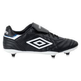 Umbro - Herren Fu&szlig;ball-Stiefel "Speciali Eternal Team Sg", Leder (Schwarz/Wei&szlig;/K&ouml;nigsblau)