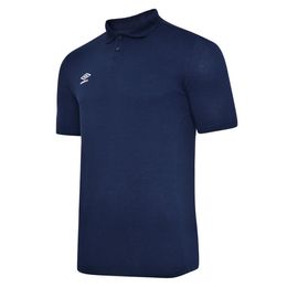 Umbro Herren Essential Polo Shirt (Dunkelmarine/Wei&szlig;)
