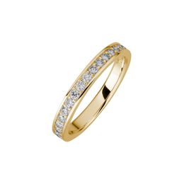Lyomi Ring 585/- Gelbgold 17 synth. Diam. 0,43ct.