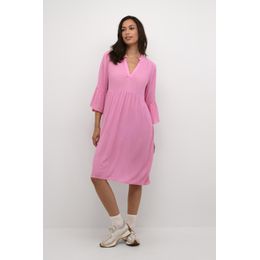 Kaffe Kleid A-shape pink