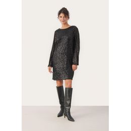 PART TWO Jerseykleid Gerade Passform black