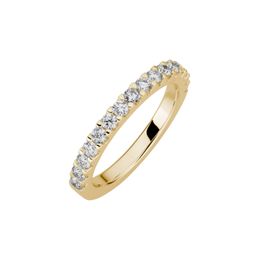 Lyomi Ring 585/- Gelbgold 16 synth. Diam. 0,70ct.