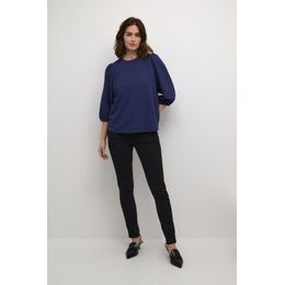 Kaffe Langarm-Shirt Regular fit Beacon Blue