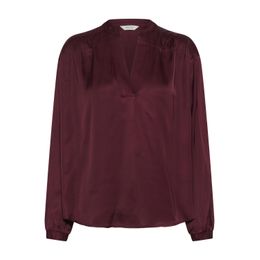 PART TWO Kurzarm-Bluse NatalesPW Oversize fit bordo